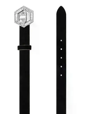 Philipp Plein Logo Buckle Belt