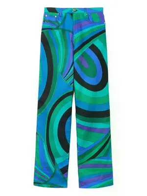 Emilio Pucci Iride-patterned Trousers