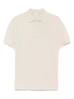 JACOB COHЁN Logo-embroidered Polo Shirt - Neutrals