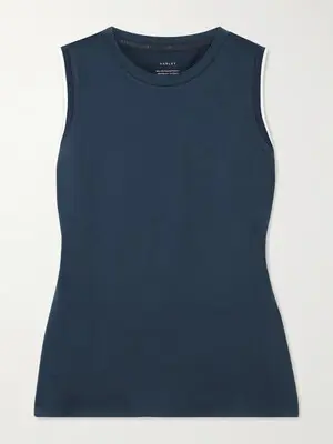 Varley Arton Stretch-jersey Tank - Blue