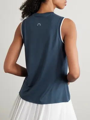 Varley Arton Stretch-jersey Tank - Blue