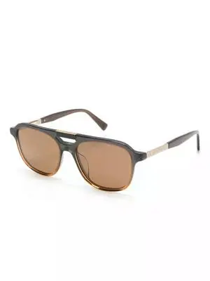 Brunello Cucinelli Pilot-frame Sunglasses - Brown
