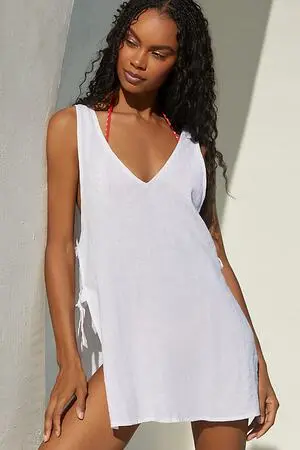 VITAMIN A Riviera Sleeveless Mini Dress - White
