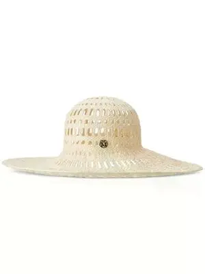 MAISON MICHEL Gabi Capeline Hat - Neutrals