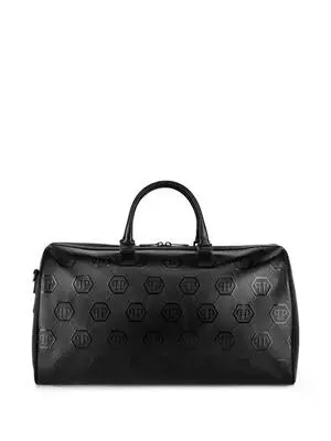 Philipp Plein Embossed Monogram Duffle Bag