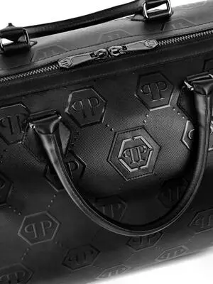 Philipp Plein Embossed Monogram Duffle Bag