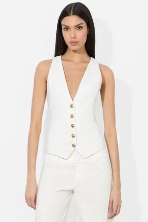 Alice + Olivia V Neck Vests For Women