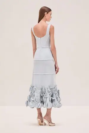 Alexis Demina Midi Dress - Blue