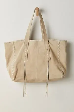 Free People Wren Whipstitch Tote - Taupe