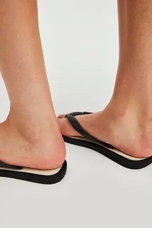 Havaianas Square Fusion Flip Flops - Black