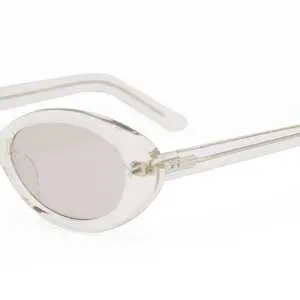 AKILA Daisy Oval Sunglasses - Crystal/grey