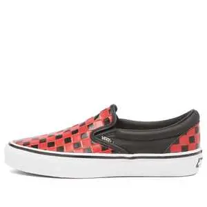 Vans Orange Checkered