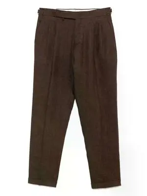 BRIGLIA 1949 Linen Trousers