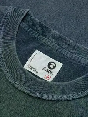 A BATHING APE Aape * Logo-patch T-shirt - Blue