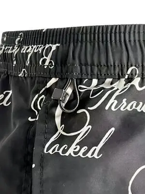 Ksubi Text-print Thigh-length Shorts