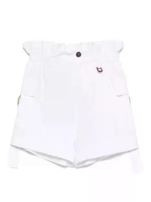 Lorena Antoniazzi D-ring Detail Shorts - White