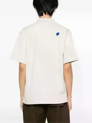 ADER ERROR Short Sleeve Polo Shirt - Grey
