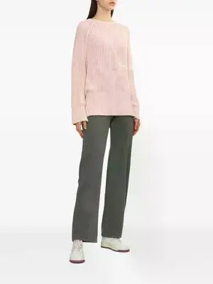 LOW CLASSIC Ribbed Knit Sweater - Pink