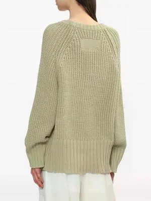 LOW CLASSIC Ribbed Sweater - Green