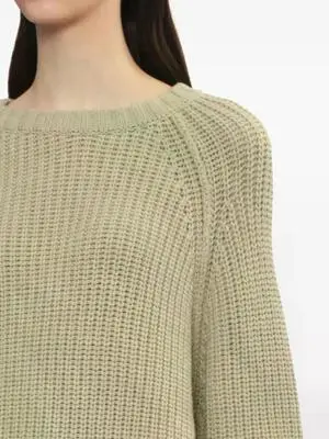 LOW CLASSIC Ribbed Sweater - Green