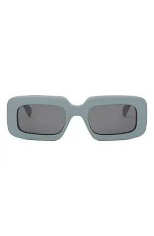 Celine Triomphe Rectangular Sunglasses - Grey/ Smoke