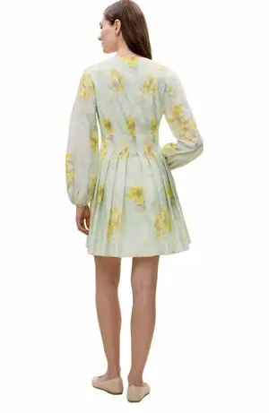 Rebecca Taylor Yara Poplin Mini Dress