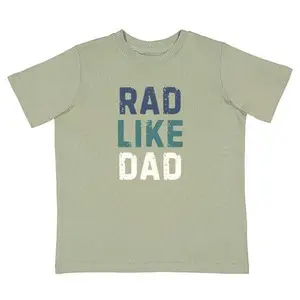 SWEET WINK Rad Like Dad Short Sleeve T-shirt - Sage
