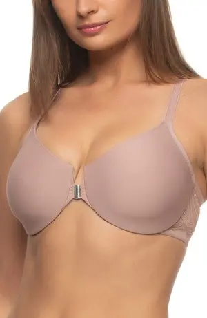 Felina Tempting Underwire Minimizer Bra - Rose Tan