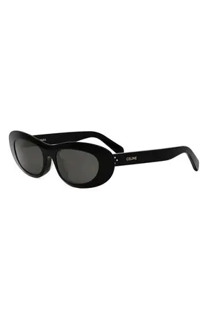 Celine Bold 3 Dot Rectangular Sunglasses