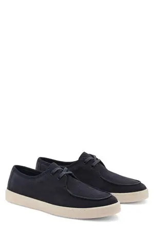 Mango Suede Boat Shoe - Dark Navy