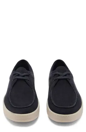 Mango Suede Boat Shoe - Dark Navy