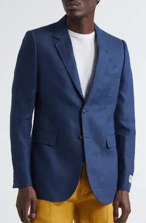 Massimo Alba Memphis Linen Blazer
