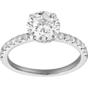 LUVMYJEWELRY Amore 14k Gold 1.95 Ct. Diamond Ring - 14k White Gold