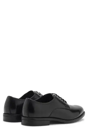 Mango Plain Toe Derby - Black