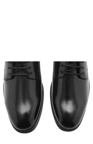 Mango Plain Toe Derby - Black