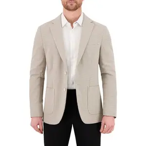 VICTOR EMMANUEL 360 Check Stretch Sport Coat