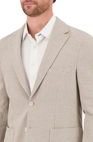 VICTOR EMMANUEL 360 Check Stretch Sport Coat