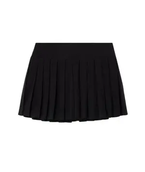 Black Pleated Tennis