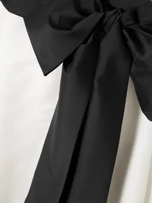 Bernadette Bailey Bow-embellished Taffeta Midi Dress