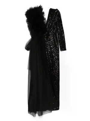 Alchemy Fashions X Lia Aram Ruffle-detail Gown