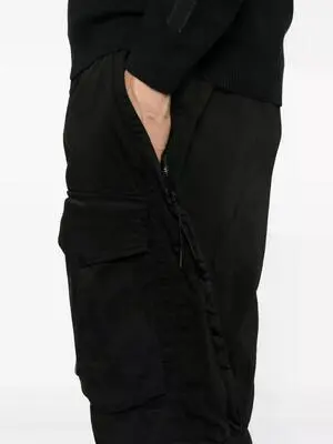 C.P. COMPANY Lens-detail Trousers - Black