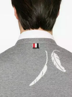 Thom Browne 4-bar Stripe Cardigan - Grey