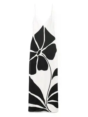 CALA DE LA CRUZ Gil Maxi Dress - White