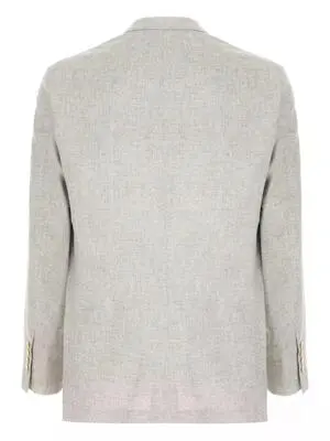 Brunello Cucinelli Single-breasted Blazer - Grey