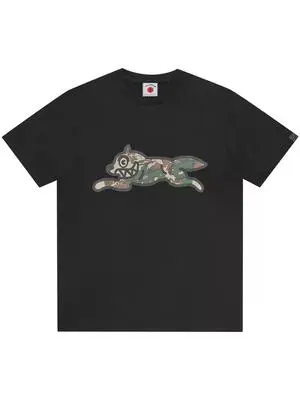 ICECREAM Running Dog Woodland T-shirt - Black