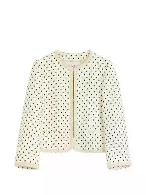 Valentino Garavani Polka Dot Print Blazer - Neutrals