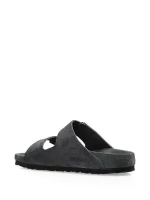 BIRKENSTOCK Arizona Double-buckle Slide Sandals - Grey