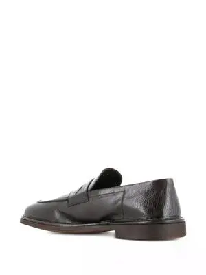 ALEXANDER HOTTO Leather Penny Loafers