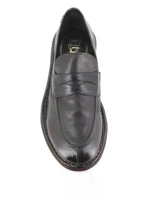 ALEXANDER HOTTO Leather Penny Loafers