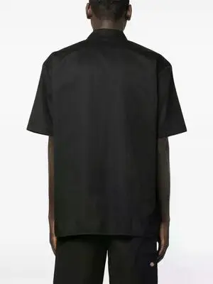 Dickies Logo-patch Short-sleeved Shirt - Black